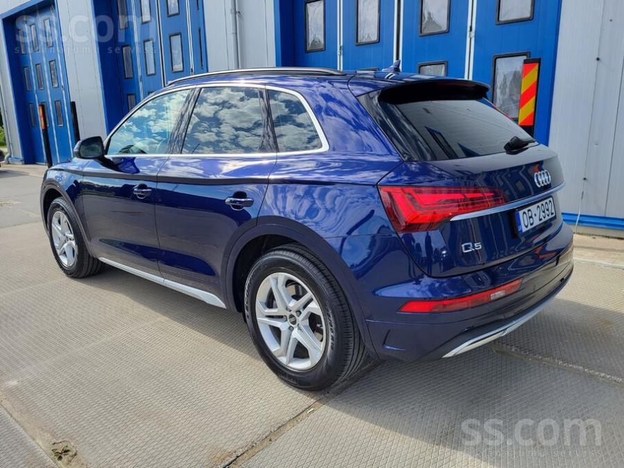 Zils Audi Q5 2025 Rīga, ar dzinēja tilpumu 2.00 L un nobraukumu 42 tūkst. km par 35700 €, foto 4 vietnē AUTOMOTO.COM.LV