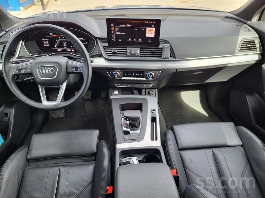 Zils Audi Q5 2025 Rīga, ar dzinēja tilpumu 2.00 L un nobraukumu 42 tūkst. km par 35700 €, foto 9 vietnē AUTOMOTO.COM.LV