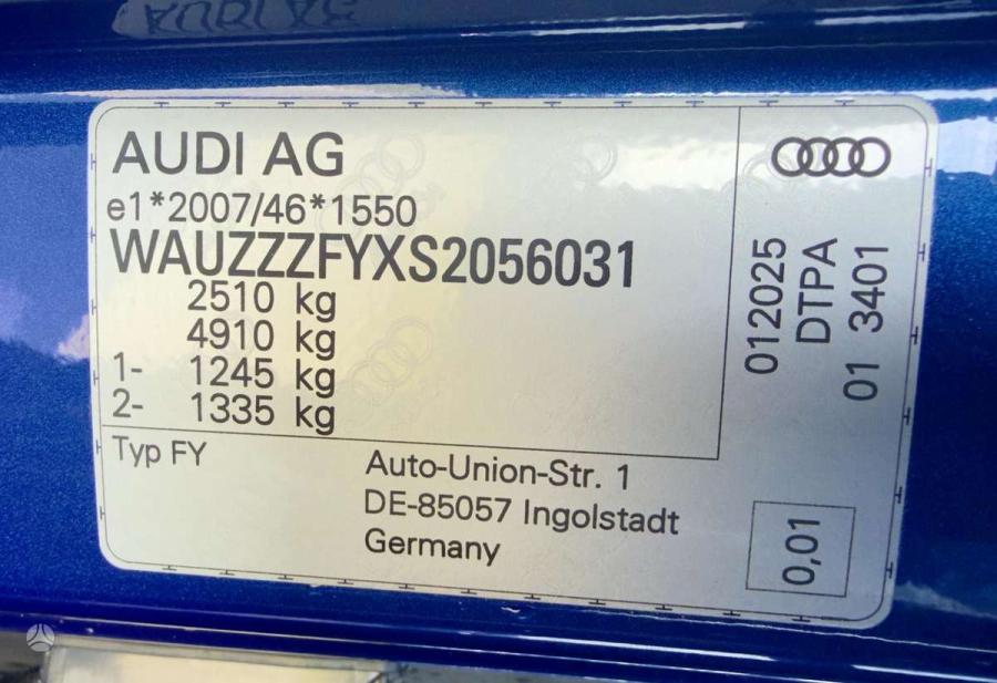 Zils Audi Q5 2025 Šauļi, ar dzinēja tilpumu 1.97 L un nobraukumu 20 tūkst. km par 31950 €, foto 35 vietnē AUTOMOTO.COM.LV