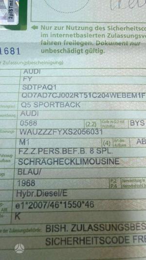 Zils Audi Q5 2025 Šauļi, ar dzinēja tilpumu 1.97 L un nobraukumu 20 tūkst. km par 31950 €, foto 38 vietnē AUTOMOTO.COM.LV