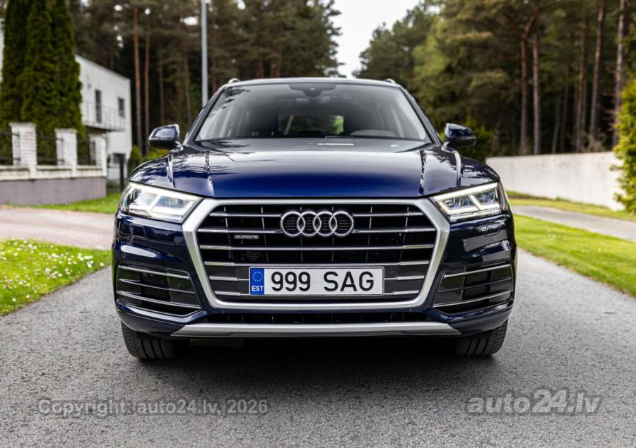 Blue Audi Q5 2017 in Tallinn, with an engine capacity of 2.00 L and mileage of 220 thousand km for 19900 €, photo 3 on AUTOMOTO.COM.LV