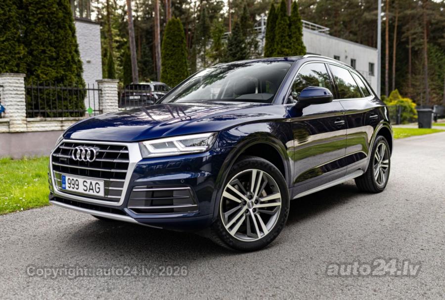 Blue Audi Q5 2017 in Tallinn, with an engine capacity of 2.00 L and mileage of 220 thousand km for 19900 €, photo 4 on AUTOMOTO.COM.LV