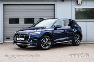 Blue Audi Q5 2022 in Jelgava, with an engine capacity of 2.00 L and mileage of 120 thousand km for 33203 €, photo  on AUTOMOTO.COM.LV