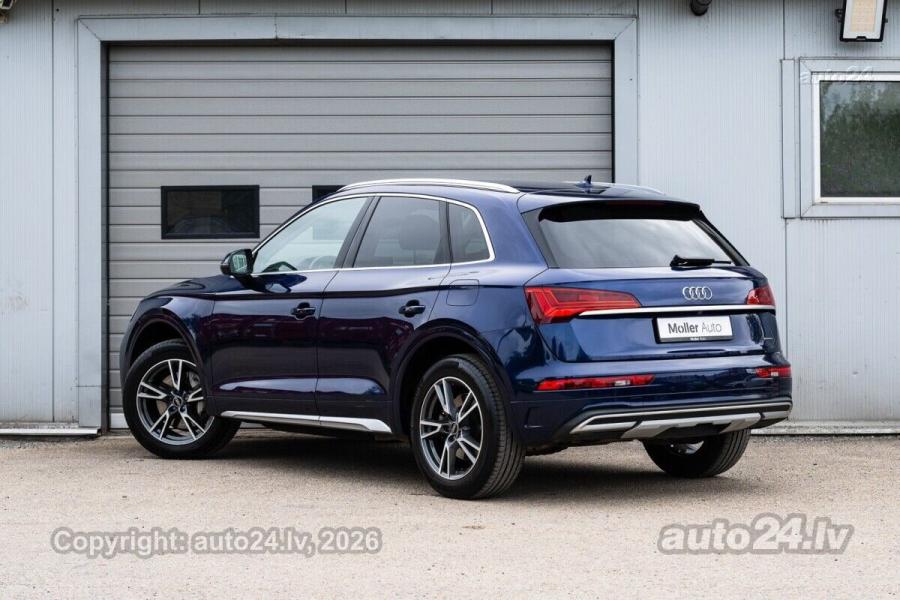 Blue Audi Q5 2022 in Jelgava, with an engine capacity of 2.00 L and mileage of 120 thousand km for 33203 €, photo 5 on AUTOMOTO.COM.LV