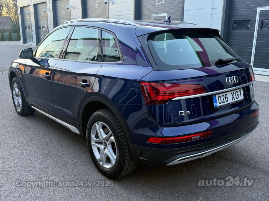 Blue Audi Q5 2022 in Tallinn, with an engine capacity of 3.00 L and mileage of 76 thousand km for 32990 €, photo 8 on AUTOMOTO.COM.LV