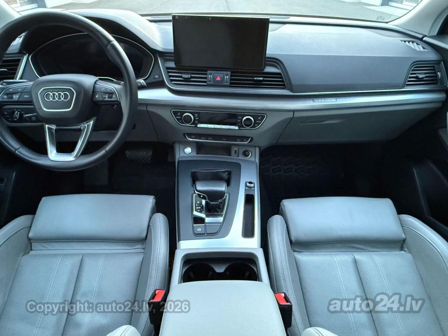 Blue Audi Q5 2022 in Tallinn, with an engine capacity of 3.00 L and mileage of 76 thousand km for 32990 €, photo 10 on AUTOMOTO.COM.LV