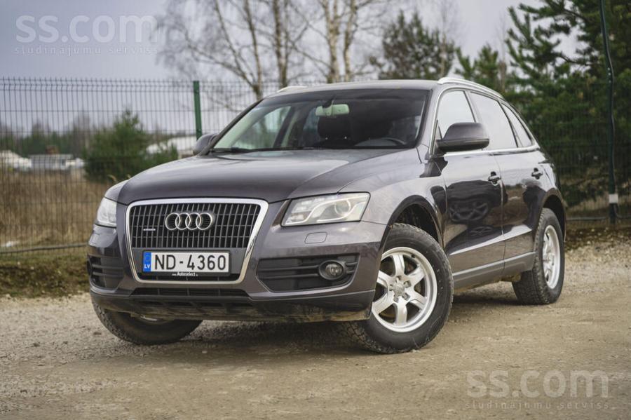 Brown Audi Q5 2009 in Riga, with an engine capacity of 2.00 L and mileage of 349 thousand km for 8990 €, photo 1 on AUTOMOTO.COM.LV