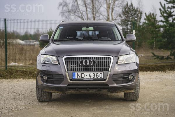 Brown Audi Q5 2009 in Riga, with an engine capacity of 2.00 L and mileage of 349 thousand km for 8990 €, photo 2 on AUTOMOTO.COM.LV