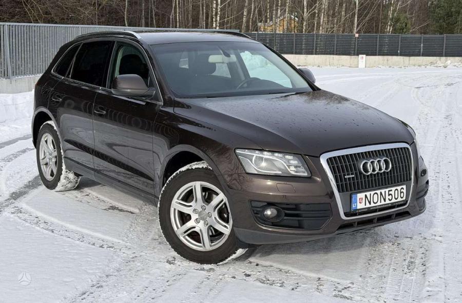 Brown Audi Q5 2011 in Vilnius, with an engine capacity of 1.97 L and mileage of 242 thousand km for 11999 €, photo 7 on AUTOMOTO.COM.LV