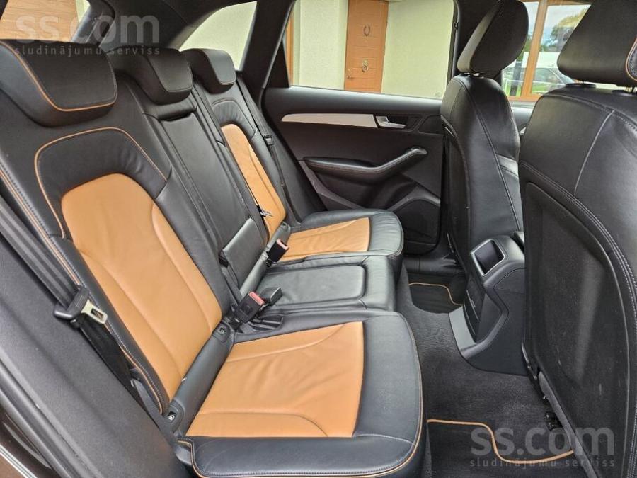 Brown Audi Q5 2011 in Talsi, with an engine capacity of 2.00 L and mileage of 196 thousand km for 12399 €, photo 17 on AUTOMOTO.COM.LV