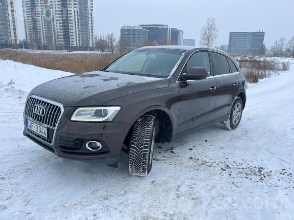 Brown Audi Q5 2012 in Riga, with an engine capacity of 2.00 L and mileage of 191 thousand km for 9100 €, photo 1 on AUTOMOTO.COM.LV