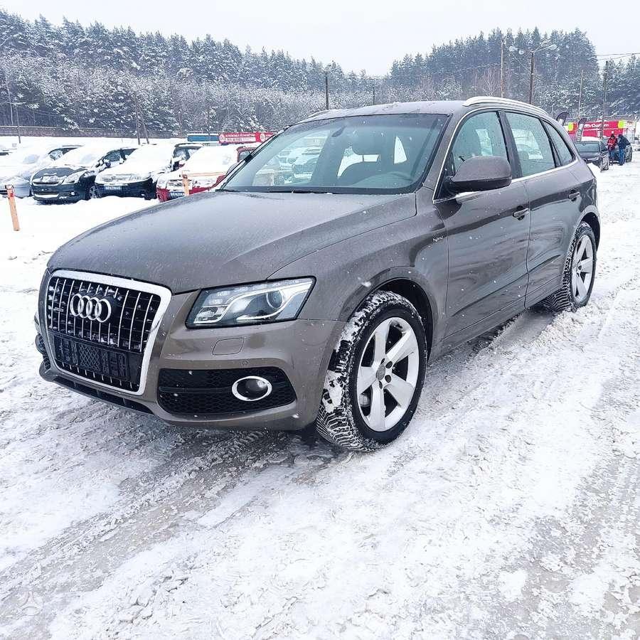 Brown Audi Q5 2012 in Vilnius, with an engine capacity of 1.98 L and mileage of 236 thousand km for 11600 €, photo 3 on AUTOMOTO.COM.LV