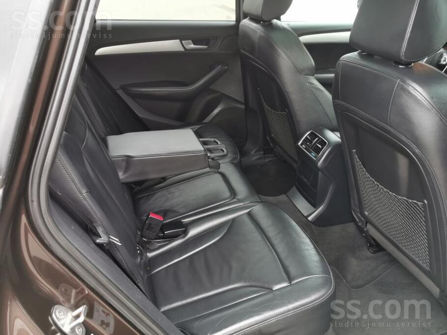 Brown Audi Q5 2012 in Riga, with an engine capacity of 3.00 L and mileage of 236 thousand km for 10450 €, photo 15 on AUTOMOTO.COM.LV