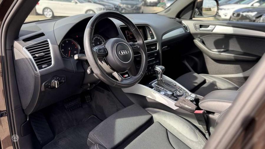 Brown Audi Q5 2012 in Telschi, with an engine capacity of 2.97 L and mileage of 231 thousand km for 12300 €, photo 15 on AUTOMOTO.COM.LV