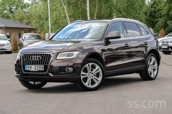Brown Audi Q5 2013 in Jelgava, with an engine capacity of 2.00 L and mileage of 0 thousand km for 12850 €, photo 1 on AUTOMOTO.COM.LV