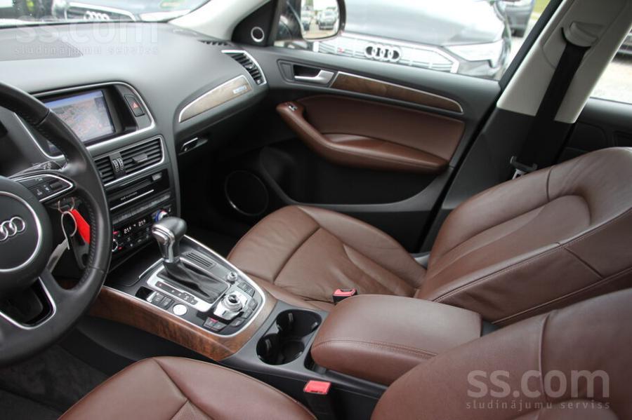 Brown Audi Q5 2013 in Tukums, with an engine capacity of 3.00 L and mileage of 271 thousand km for 13990 €, photo 8 on AUTOMOTO.COM.LV