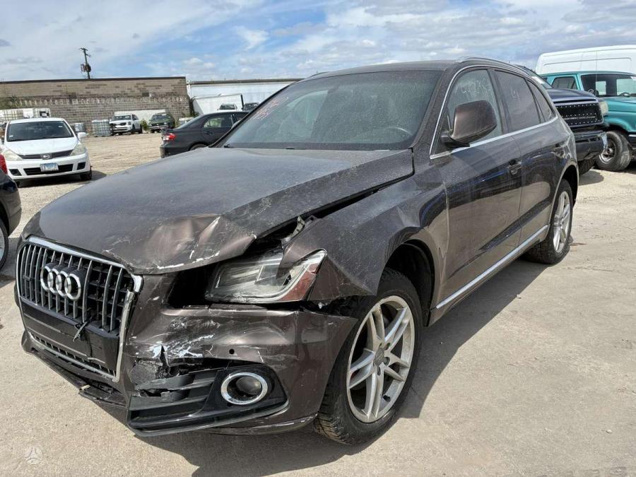 Brown Audi Q5 2013 in Vilnius, with an engine capacity of 1.98 L and mileage of 225 thousand km for 5900 €, photo 6 on AUTOMOTO.COM.LV