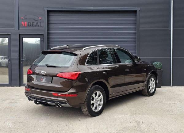 Brown Audi Q5 2013 in Utena, with an engine capacity of 2.97 L and mileage of 273 thousand km for 9550 €, photo 5 on AUTOMOTO.COM.LV