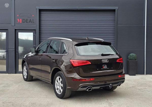 Brown Audi Q5 2013 in Utena, with an engine capacity of 2.97 L and mileage of 273 thousand km for 9550 €, photo 7 on AUTOMOTO.COM.LV