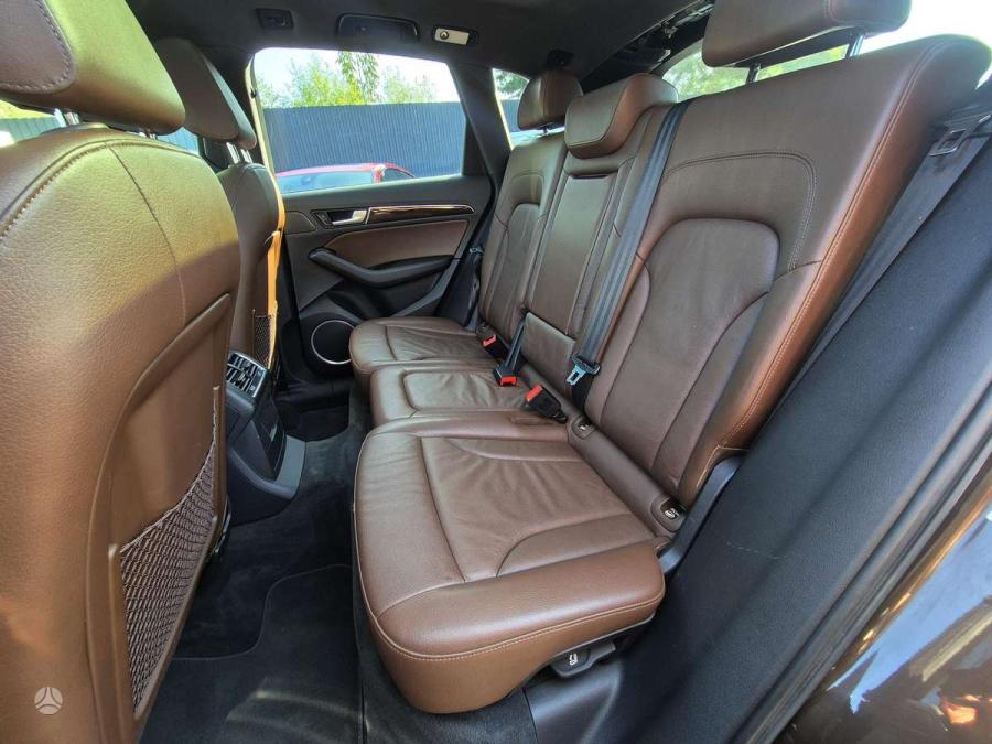 Brown Audi Q5 2013 in Vilnius, with an engine capacity of 1.98 L and mileage of 228 thousand km for 7300 €, photo 10 on AUTOMOTO.COM.LV