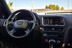 Brown Audi Q5 2013 in Vilnius, with an engine capacity of 1.98 L and mileage of 228 thousand km for 7300 €, photo 15 on AUTOMOTO.COM.LV