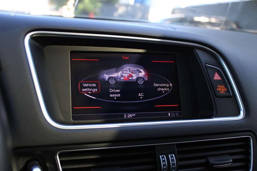 Brown Audi Q5 2013 in Vilnius, with an engine capacity of 1.98 L and mileage of 228 thousand km for 7300 €, photo 18 on AUTOMOTO.COM.LV