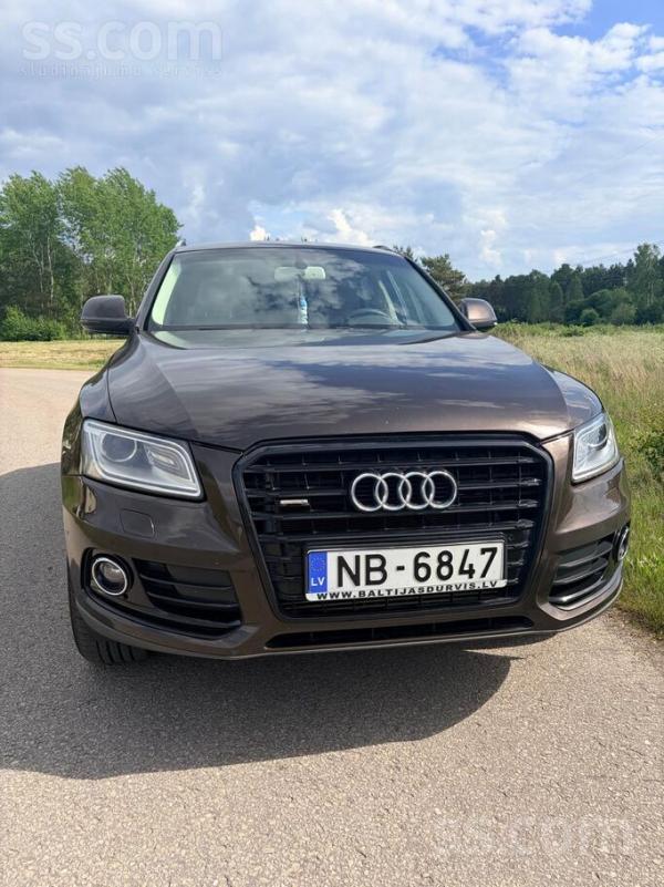 Brown Audi Q5 2014 in Riga, with an engine capacity of 2.00 L and mileage of 235 thousand km for 12900 €, photo 1 on AUTOMOTO.COM.LV