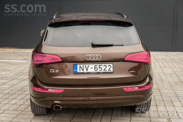 Brown Audi Q5 2014 in Riga, with an engine capacity of 2.00 L and mileage of 256 thousand km for 12500 €, photo 6 on AUTOMOTO.COM.LV