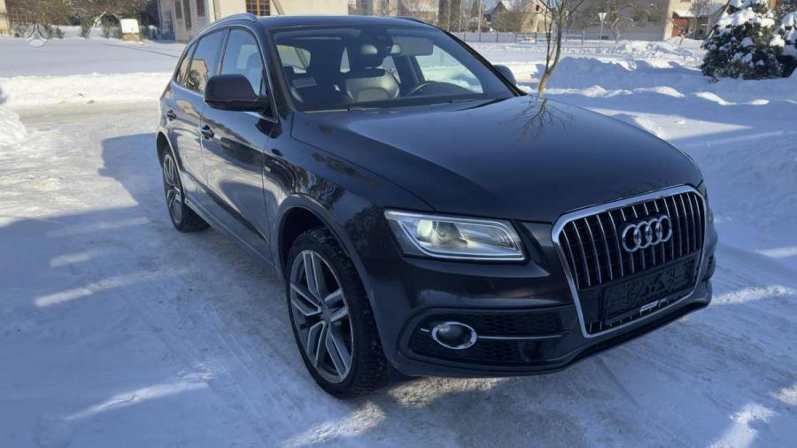 Brown Audi Q5 2015 in Kupiskis, with an engine capacity of 3.00 L and mileage of 272 thousand km for 14590 €, photo 3 on AUTOMOTO.COM.LV