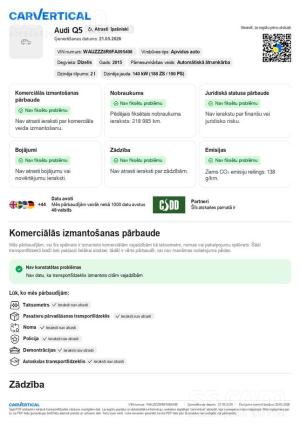 Brūns Audi Q5 2015 Rīga, ar dzinēja tilpumu 2.00 L un nobraukumu 229 tūkst. km par 15200 €, foto 19 vietnē AUTOMOTO.COM.LV