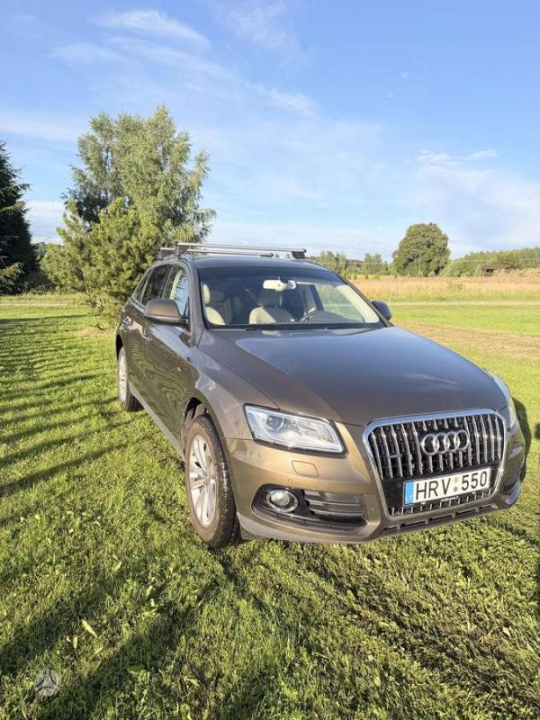 Brown Audi Q5 2015 in Elektrenai, with an engine capacity of 1.97 L and mileage of 28 thousand km for 27000 €, photo 8 on AUTOMOTO.COM.LV