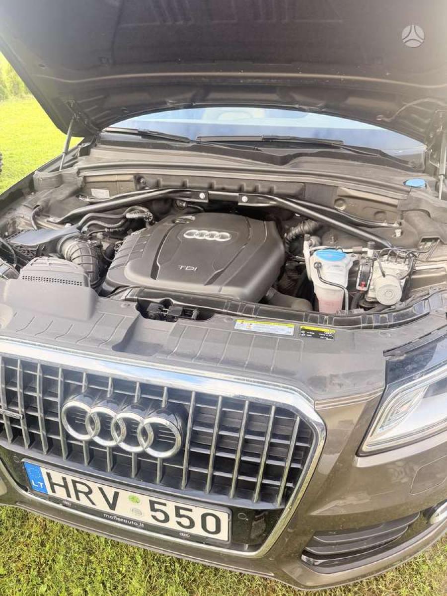 Brown Audi Q5 2015 in Elektrenai, with an engine capacity of 1.97 L and mileage of 28 thousand km for 27000 €, photo 16 on AUTOMOTO.COM.LV