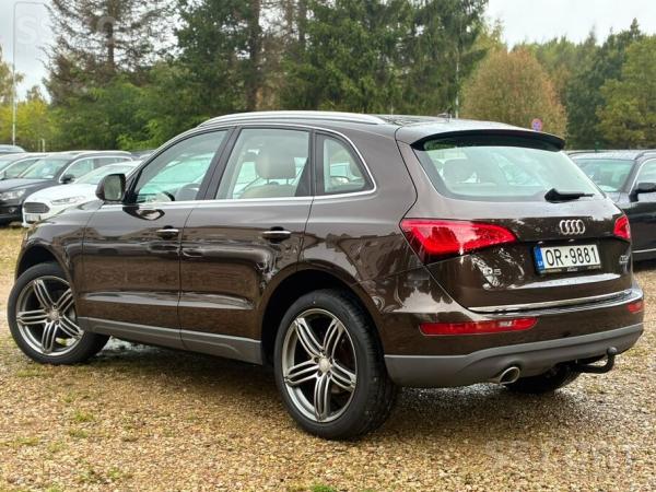 Brown Audi Q5 2015 in Kuldiga, with an engine capacity of 2.00 L and mileage of 261 thousand km for 12990 €, photo 5 on AUTOMOTO.COM.LV