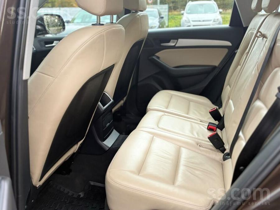 Brown Audi Q5 2015 in Kuldiga, with an engine capacity of 2.00 L and mileage of 261 thousand km for 12990 €, photo 11 on AUTOMOTO.COM.LV