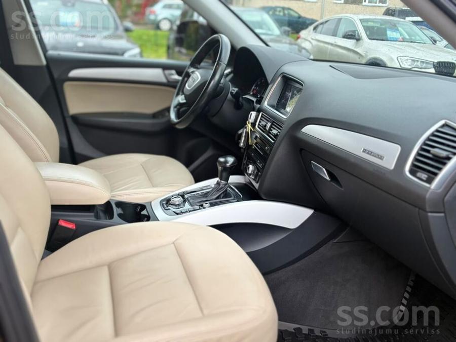 Brown Audi Q5 2015 in Kuldiga, with an engine capacity of 2.00 L and mileage of 261 thousand km for 12990 €, photo 14 on AUTOMOTO.COM.LV