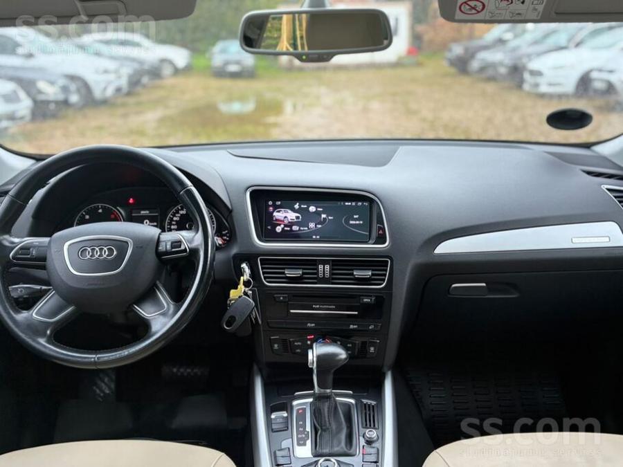 Brown Audi Q5 2015 in Kuldiga, with an engine capacity of 2.00 L and mileage of 261 thousand km for 12990 €, photo 15 on AUTOMOTO.COM.LV