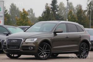 Brown Audi Q5 2015 in Tukums, with an engine capacity of 3.00 L and mileage of 379 thousand km for 12990 €, photo  on AUTOMOTO.COM.LV
