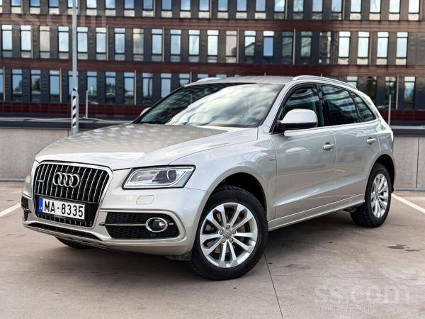 Brown Audi Q5 2017 in Riga, with an engine capacity of 2.00 L and mileage of 0 thousand km for 15900 €, photo 1 on AUTOMOTO.COM.LV
