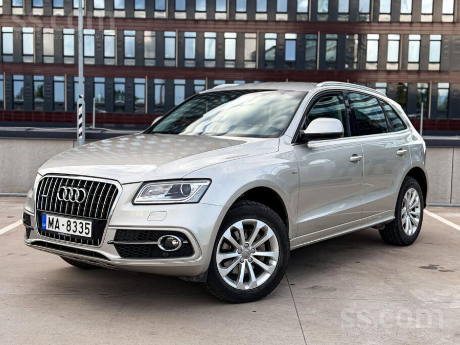 Brown Audi Q5 2017 in Riga, with an engine capacity of 2.00 L and mileage of 0 thousand km for 15900 €, photo 1 on AUTOMOTO.COM.LV