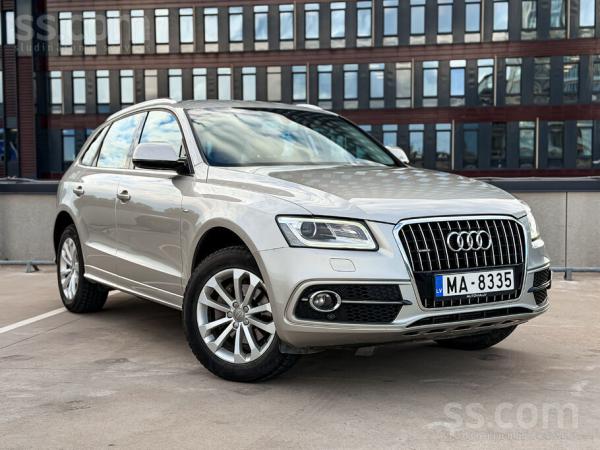 Brown Audi Q5 2017 in Riga, with an engine capacity of 2.00 L and mileage of 0 thousand km for 15900 €, photo 2 on AUTOMOTO.COM.LV
