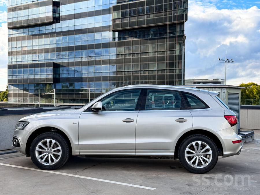 Brown Audi Q5 2017 in Riga, with an engine capacity of 2.00 L and mileage of 0 thousand km for 15900 €, photo 4 on AUTOMOTO.COM.LV