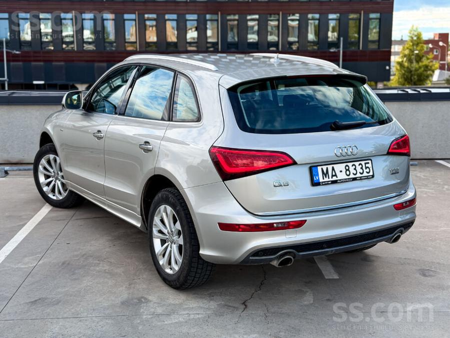 Brown Audi Q5 2017 in Riga, with an engine capacity of 2.00 L and mileage of 0 thousand km for 15900 €, photo 5 on AUTOMOTO.COM.LV