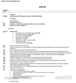 Brūns Audi Q5 2018 Tallina, ar dzinēja tilpumu 2.00 L un nobraukumu 78 tūkst. km par 32000 €, foto 19 vietnē AUTOMOTO.COM.LV