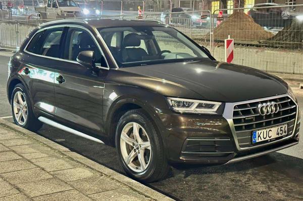 Brūns Audi Q5 2019 Viļņa, ar dzinēja tilpumu 1.97 L un nobraukumu 185 tūkst. km par 23700 €, foto 5 vietnē AUTOMOTO.COM.LV