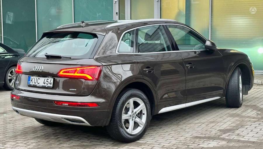 Brūns Audi Q5 2019 Viļņa, ar dzinēja tilpumu 1.97 L un nobraukumu 185 tūkst. km par 23700 €, foto 8 vietnē AUTOMOTO.COM.LV