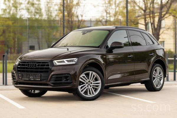 Brown Audi Q5 2019 in Riga, with an engine capacity of 2.00 L and mileage of 190 thousand km for 24900 €, photo 3 on AUTOMOTO.COM.LV