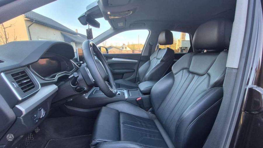 Brown Audi Q5 2019 in Kaunas, with an engine capacity of 1.97 L and mileage of 105 thousand km for 24999 €, photo 8 on AUTOMOTO.COM.LV