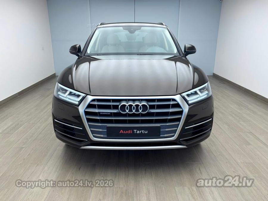 Brown Audi Q5 2018 in Tartu, with an engine capacity of 2.00 L and mileage of 79 thousand km for 32000 €, photo 6 on AUTOMOTO.COM.LV