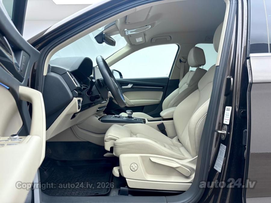 Brown Audi Q5 2018 in Tartu, with an engine capacity of 2.00 L and mileage of 79 thousand km for 32000 €, photo 9 on AUTOMOTO.COM.LV