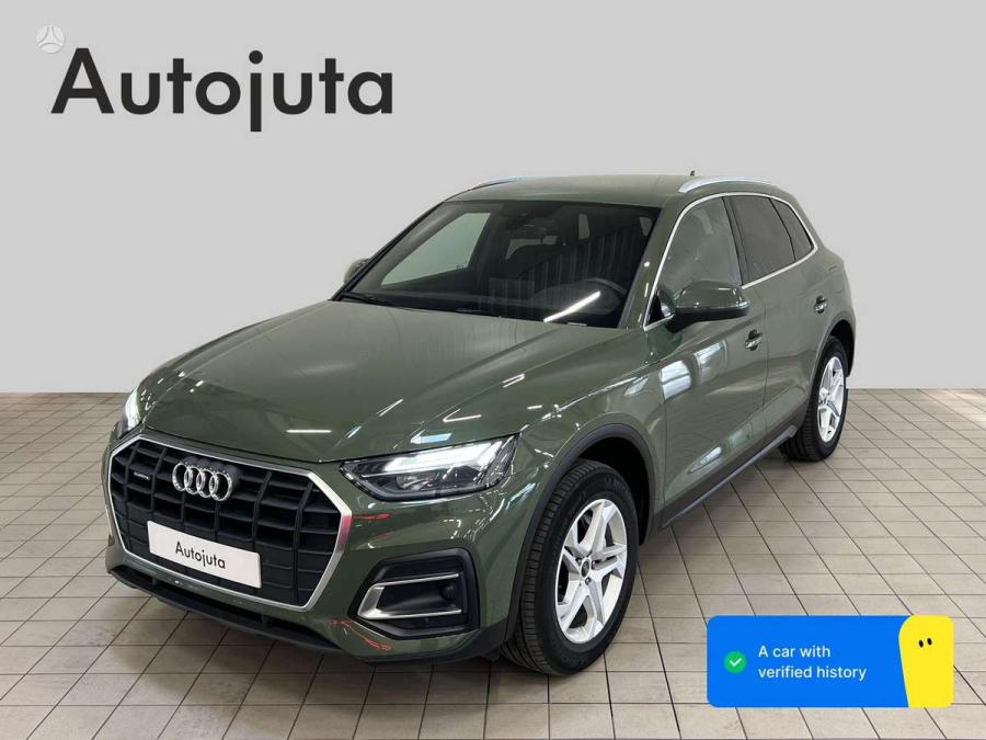 Green Audi Q5 2021 in Kaunas, with an engine capacity of 1.98 L and mileage of 93 thousand km for 30500 €, photo 1 on AUTOMOTO.COM.LV